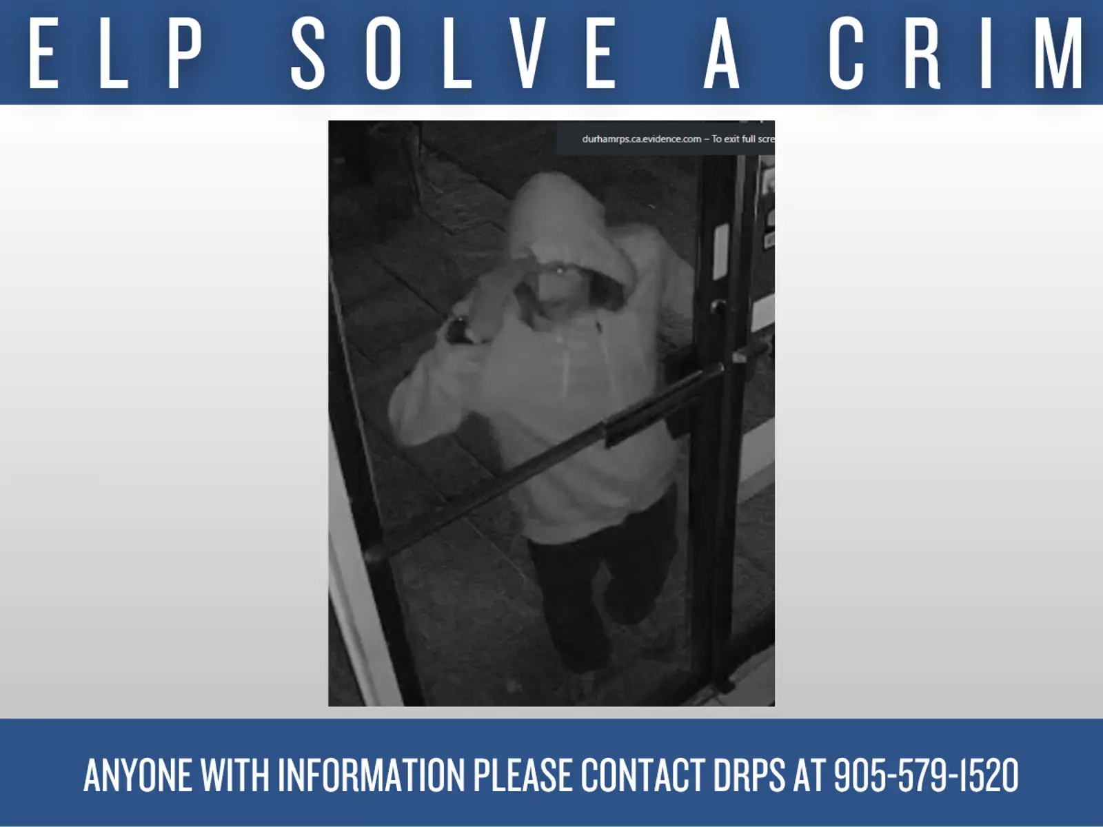Suspect Wanted After Break-and-Enter at Whitby Restaurant. | Durham ...